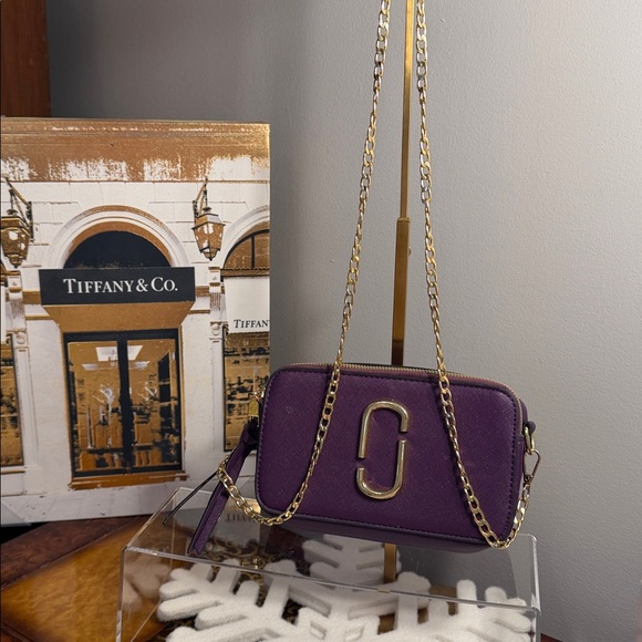 Marc Jacobs | Bags | Marc Jacobs Deep Purple Snapshot Camera Bag Luxury ...